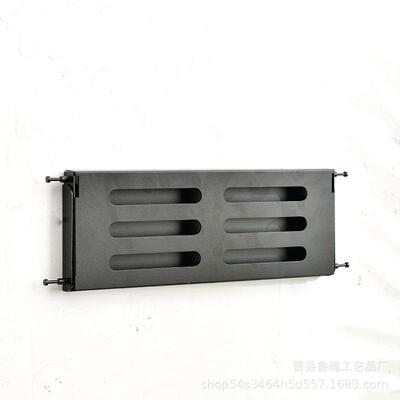 现货铁折艺墙上置物家用壁隔挂板花盆支架金属一字搁板q5271架可