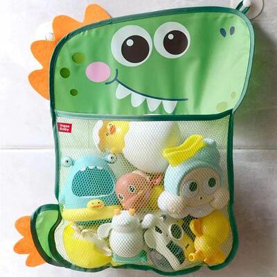 Baby Shower Toy Cute Duck Frog Net Toy Storage Bag Strong Su