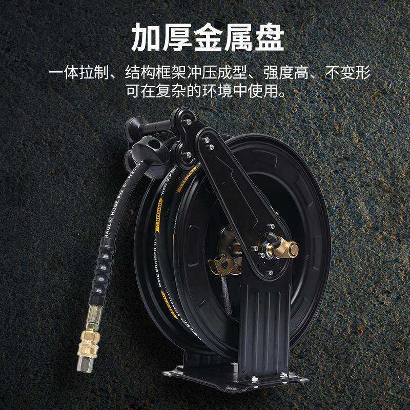 动鼓收管自器伸缩卷管器洗车JIX洗机地铁盘绕管器清洗高压黄油卷