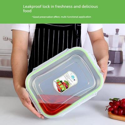 Crisper container lunch box refrigerator food tray饭盒保鲜盒