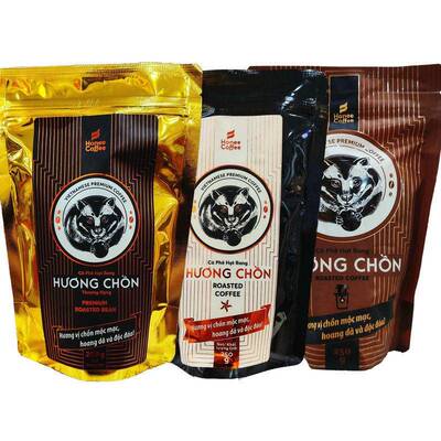越南原装Honee纯黑麝香貂猫屎咖啡豆提神现磨手冲办公防困250g