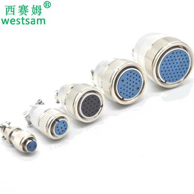 KF25KF40KF60玻璃烧结气密性连接器MX33-55P圆盘卡箍接插件