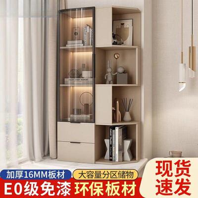 实飘木飘窗柜柜储物柜阳台收纳柜多功能窗柜家窗用书高款落EIQ地