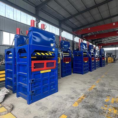立小式IWY边角料包机易拉罐油型漆桶压扁机废纸箱编织袋压打包机