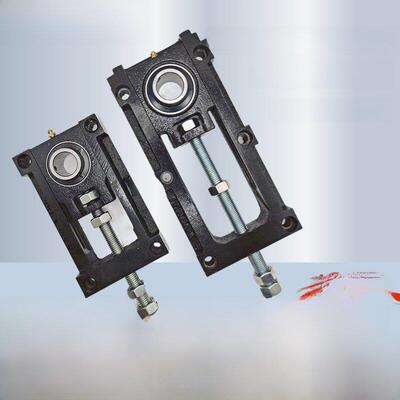 铸钢可调节滑架轴承座UCTM204 UCTM205涨紧流水线输送设备支撑TFU