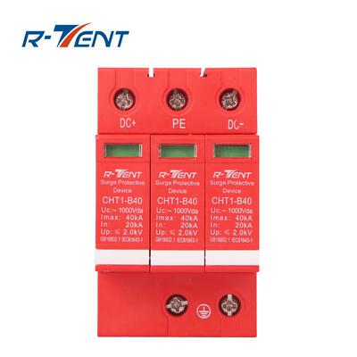 直流浪涌防雷保护器DC1500V1000V800V光伏太阳能40KA3P避雷断路器