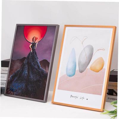 poster , photo , wooden art picture frame, square相框/画 画