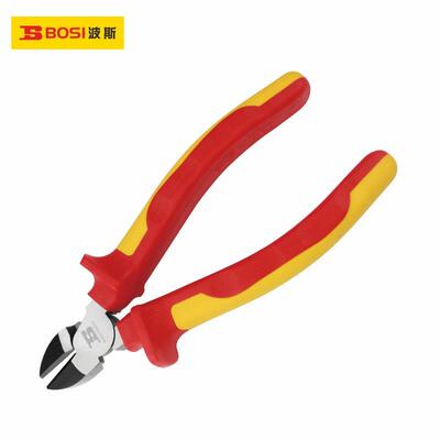 波斯工具VDE绝缘斜嘴钳斜口钳6寸7寸BS600008BS600009