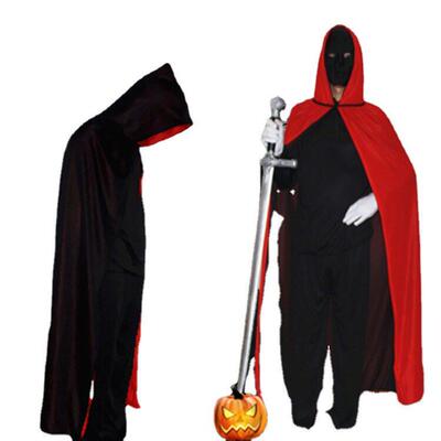 Double-Sided Wizard Vampire Grim Reaper Cape
