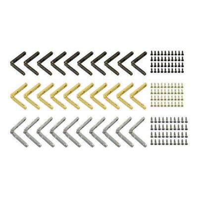 10 Pcs Small Hinges Jewelry Wooden Box Chest Case Hinges 90