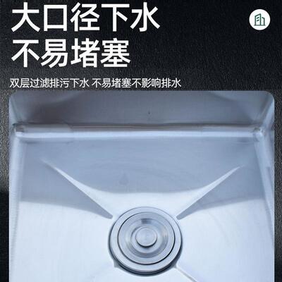 不锈钢水槽食堂厨房不锈钢单双三水槽商洗菜JHI洗碗池用不锈钢水