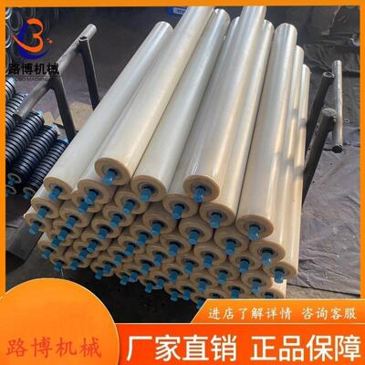 沧州路博托辊厂家输送机尼龙托辊 转动灵活 摩擦尼龙托辊质量保障
