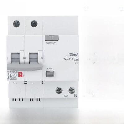 正常成熟开关Ch3Ln-63漏电断路器1P+N2P3P+N4P漏电保护16A20A25A3