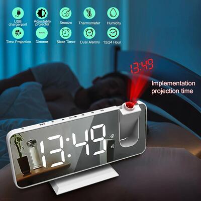 FM Radio LED Digital Smart Alarm Clock Watch Table