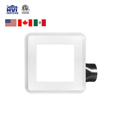 北美HVI认证浴室排风扇出口8寸 嵌入式厕所浴室厨房排风扇带灯