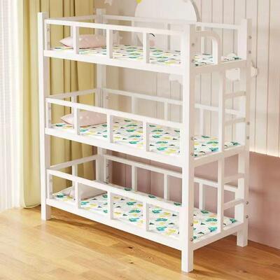 幼儿园午三层上床辅导班双层睡下床铺午托艺铁儿童床小学gad01564