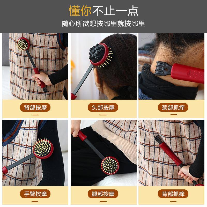 捶背神器按摩捶敲打锤经络健身抓痒按摩手持按摩棒拍打颈肩后背捶