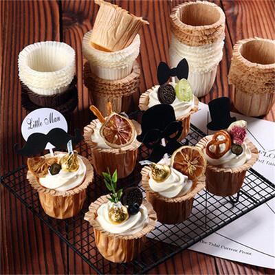 Paper Cake Cupcake Liner Baking Muffin Box Mold Tray蛋糕杯子