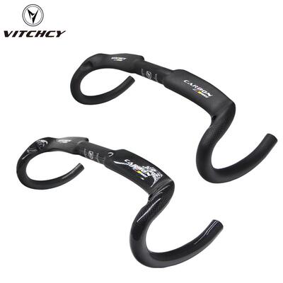 Vitchey全碳纤维公路自行车弯把内走线3k亮光/消骑行内走线优化