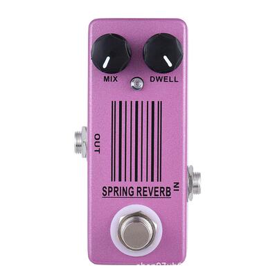MOSKYaudio 迷你电吉他效果器 Spring Reverb实用单块混响效果器