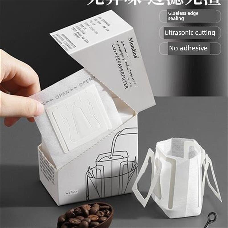 50个咖啡滤袋挂耳式滤纸
