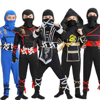 Ninja Samurai Costume, Kids Halloween Anime Performance