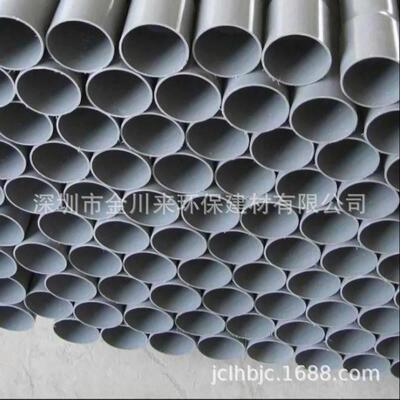 南亚外径DN300*7.7*6000MMPVC管 灰色带扩口UPVC耐酸碱管