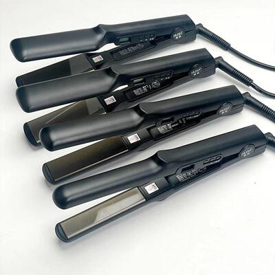 鹰堡Hus头发拉直夹板卷曲和拉直双重用途造型卷发器发型师电动夹