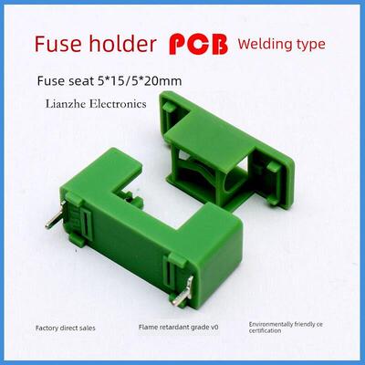 Ptf-77保险丝座5X20Mm 5X15Mm绿色环保支架Pcb焊接板型5*15Mm5*20