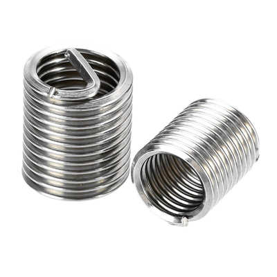 240pcs/盒304不锈钢钢丝螺套弹簧牙套M3-M8系列螺纹修复套组合装