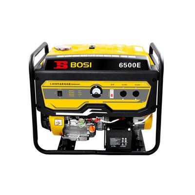 波斯 全铜电机小型单相汽油发电机组5000W BS663602
