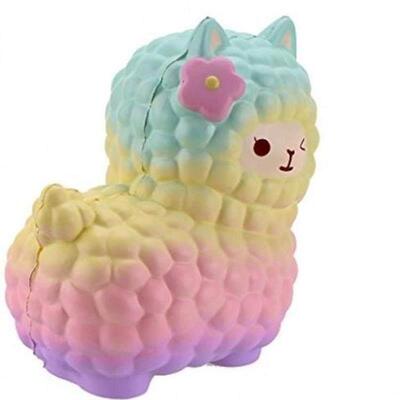 Jumbo Sheep Alpaca Squishy Toy Cute Galaxy Slow Rising Anima