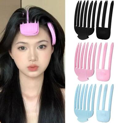 YS00149--1/2 pieces simple fluffy hair root clips without ho