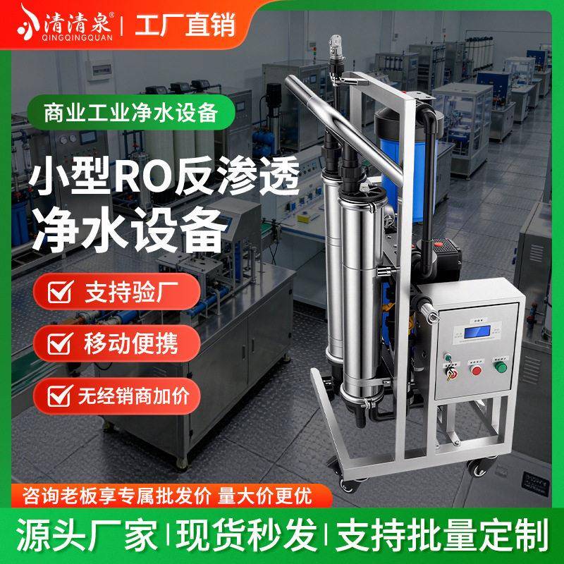 小型商用净水器直饮纯水机RO反渗透水处理设备工业净化去离子过滤