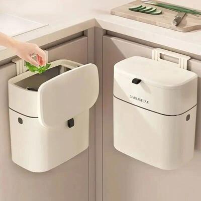 Stylish Hanging Trash Can for Household Toilets - Large Capa