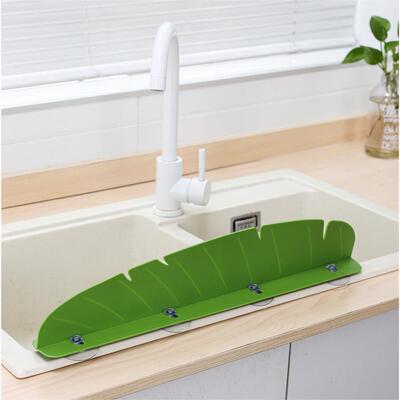 Kitchen Splash Guard No-Drill Home Sink Dish Washing Vegetab