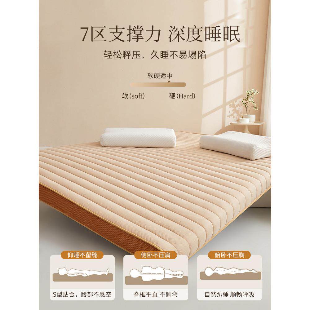 乳胶宿记忆棉33床垫盖物家用卧室榻米租房专用遮学生舍单人榻软垫