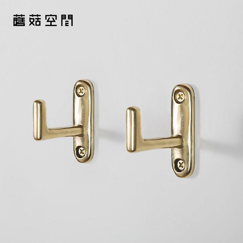 北欧创意黄铜挂钉 装饰挂钩 日历照片明信片组合壁挂钩 墙面装饰