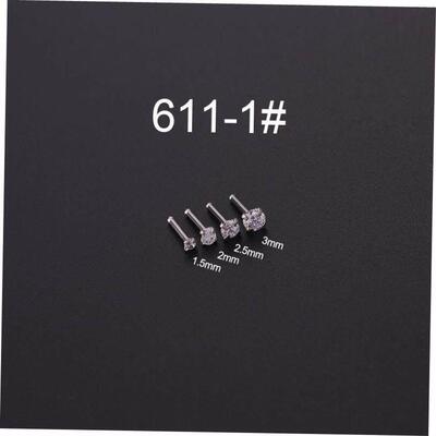 Nose piercing zircon nose nail nose ring puncture single