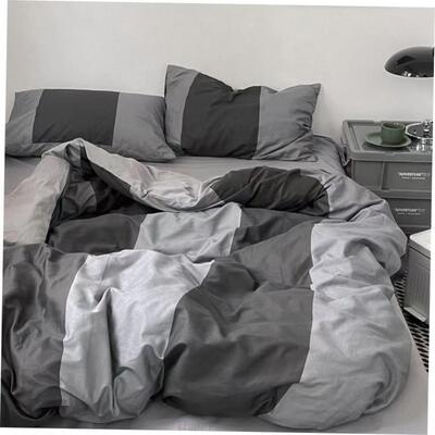 4 pcs bed sheets set beddings cotton flat sheet pillowcases1