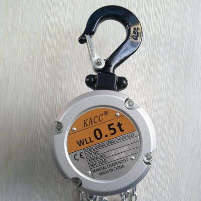 迷你起重葫芦 0.25kg*3m 500kg*3m铝合金材质 迷你小巧型手拉葫芦