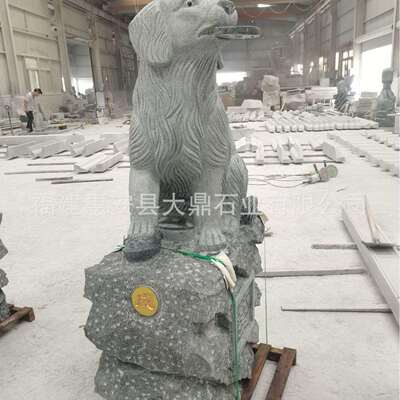 定制园林石材动物景观公园石牛雕刻石雕动物摆件厂家直供