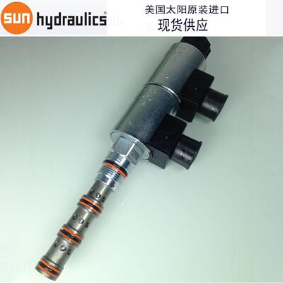 DNDC 三位四通电磁阀 螺纹插装阀 20L 美国太阳 SUN 电磁换向阀