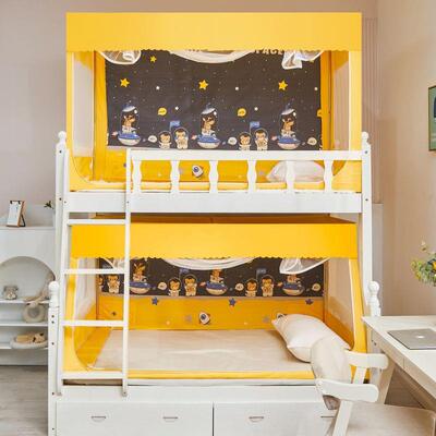 童子母不上床蚊帐家11615用2025新款下铺学生防尘梯形方顶锈儿钢