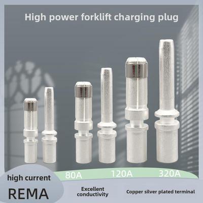 林德80A160A320A150V天长地久杭州叉车连接器公母连接器紫铜镀银