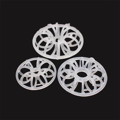 现货A型pp泰勒花环填料 气体洗涤净化喷淋塔带劲塑料泰勒花环