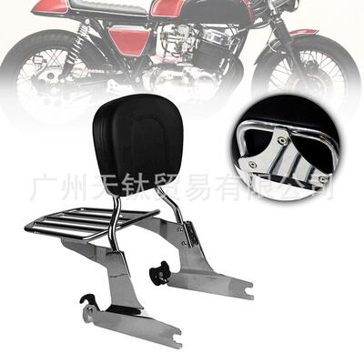 行李架后靠背 适用 哈雷 Softail Deluxe FLSTN 06-19