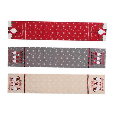 35x180cm Snowflake Tablecloth Table Flag Christmas Snowflake
