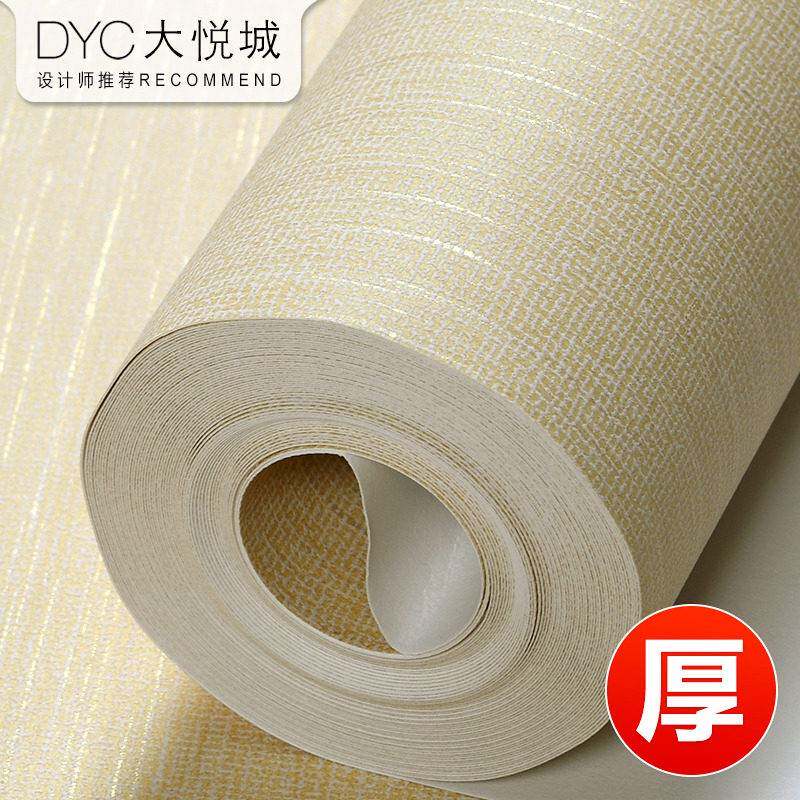亚麻布纹墙纸2025新款网红客厅卧室高级感环保无纺布纯色素色壁纸