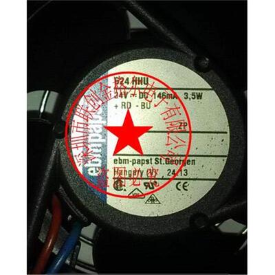 624HHU 24VDC 146MA 3.5W德国进口 高端设备轴流风扇